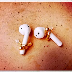 Bloomingdale's | Jewelry | Airpods Antiloss Gold Silver Earrings ...